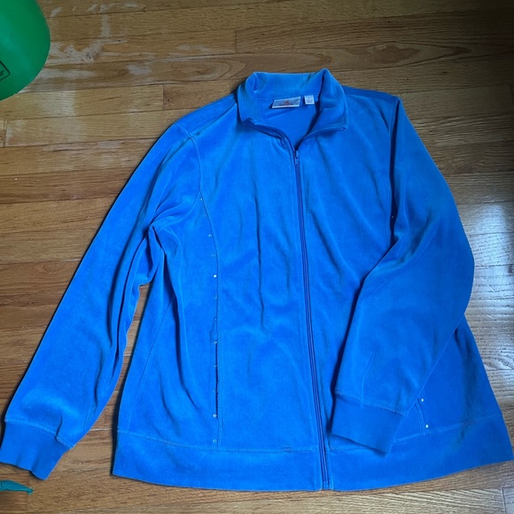 Quacker Factory | Jackets & Coats | Vintage Quacker Factory Bright Blue ...